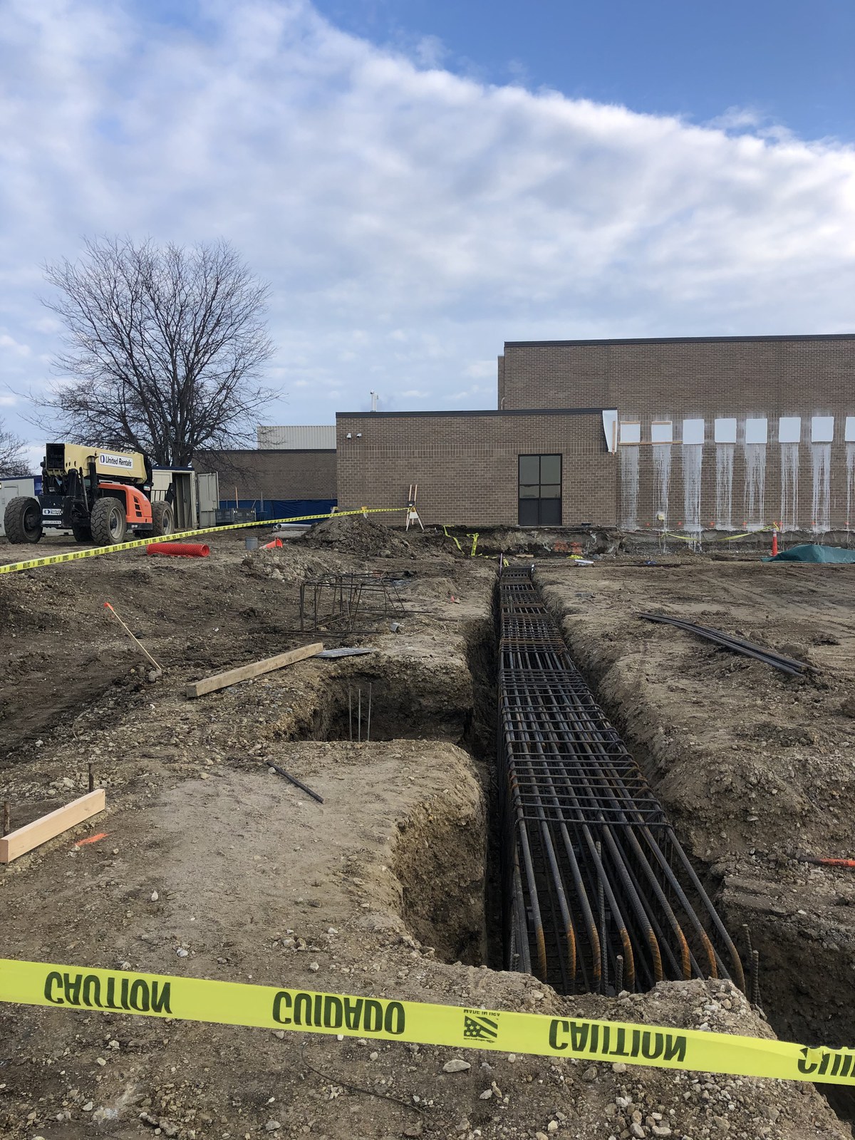 Blue Valley High School Footing Excavation – Parrish & Sons Construction